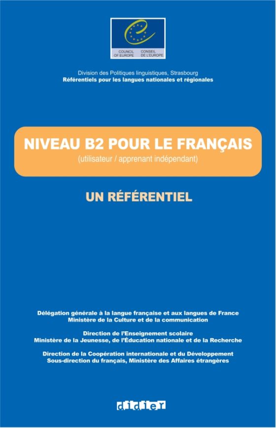 Les référentiels - Niveau B2 - Livre numérique - Didier FLE