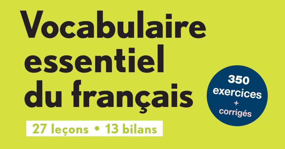 100% FLE - Vocabulaire essentiel du français A2 - livre + didierfle.app ...