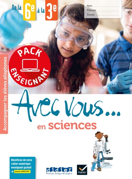 Avec vous... en sciences - de la 6e à la 3e - Pack numérique enseignant - Didier FLE